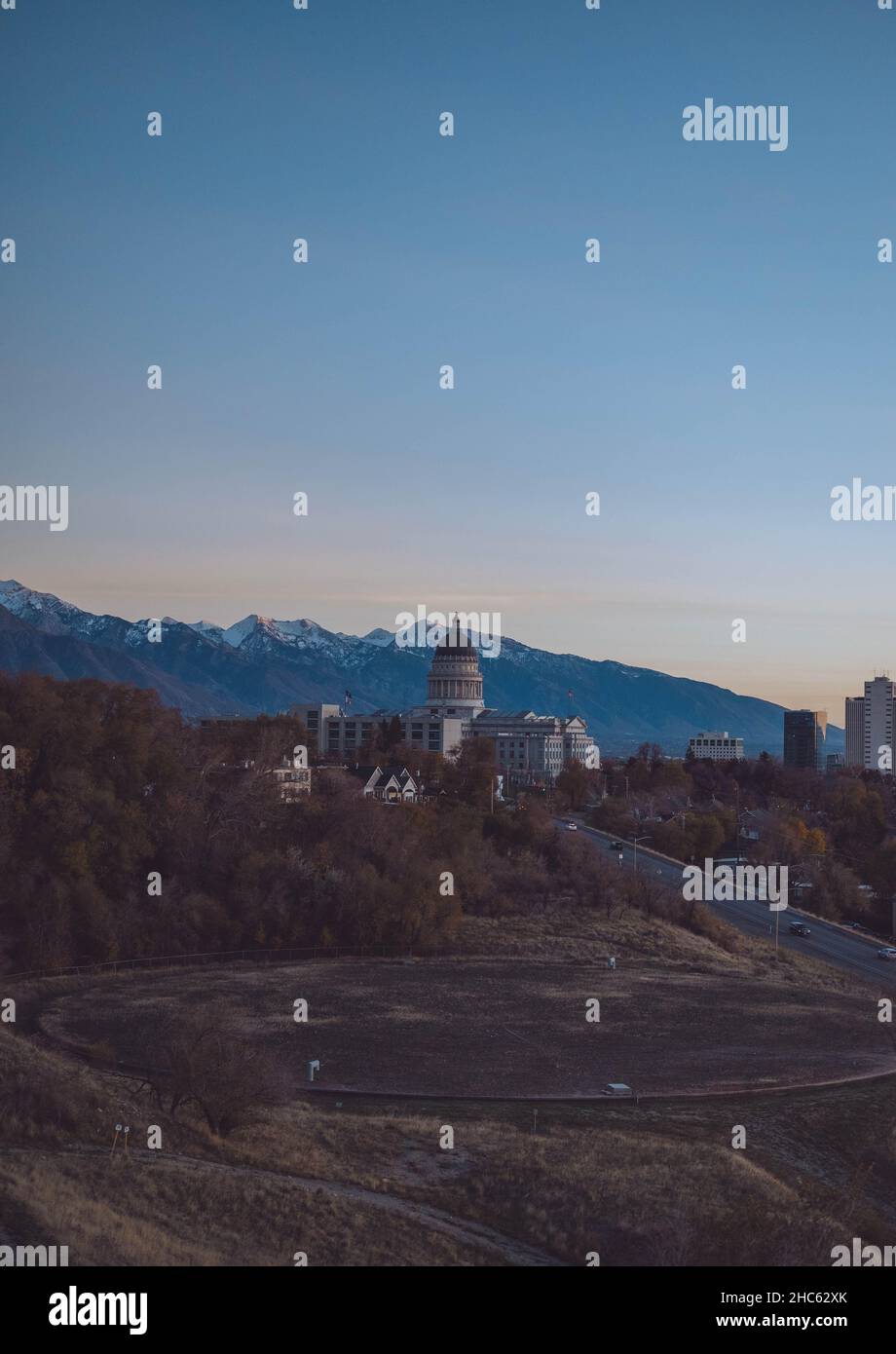 Aerial of capitol building hi-res stock photography and images - Alamy