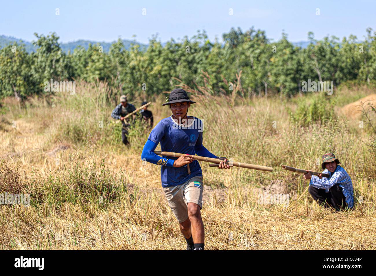 Members of People Deference Forces from the 101 Company take part in ...