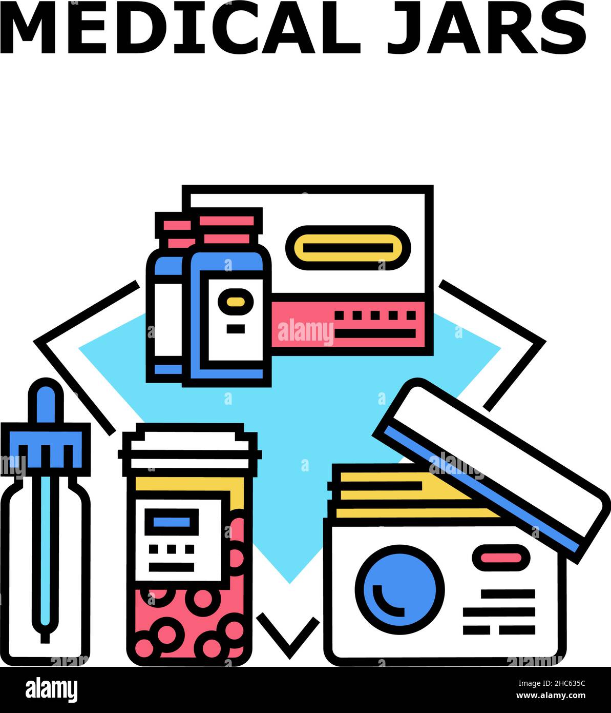 Medical bottle brown color Stock Vector Images - Alamy