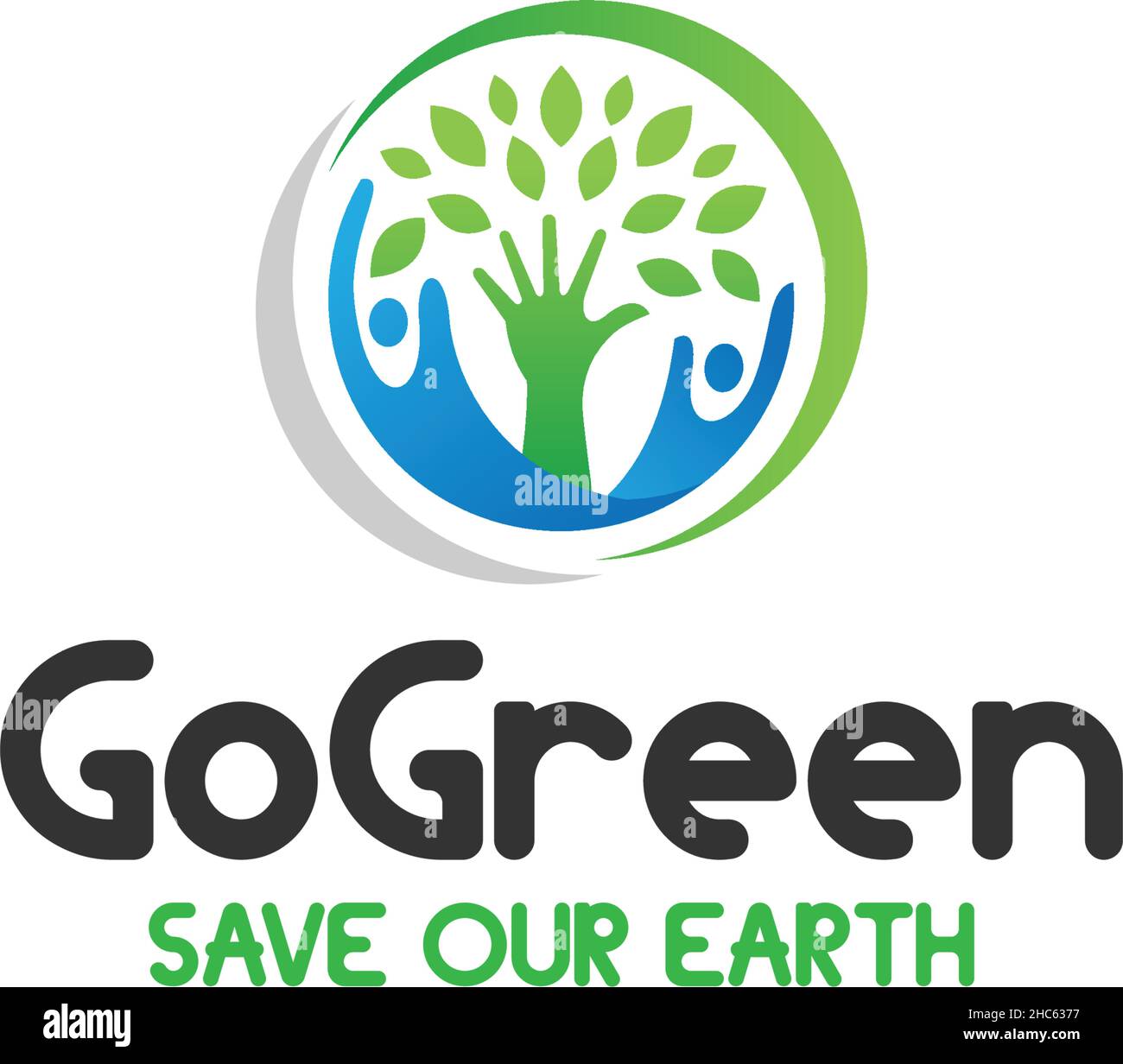 Modern Colorful GOGREEN SAVE OUR EARTH Logo Design Stock Vector Image modern-colorful-gogreen-save-our-earth-logo-design-stock-vector-image