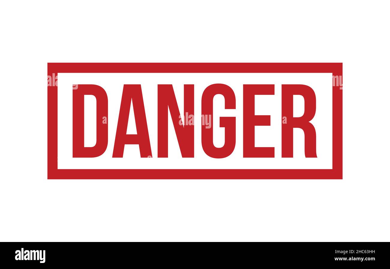 Danger Rubber Stamp. Red Danger Rubber Grunge Stamp Seal Vector ...