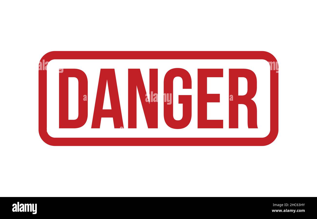 Danger Rubber Stamp. Red Danger Rubber Grunge Stamp Seal Vector ...