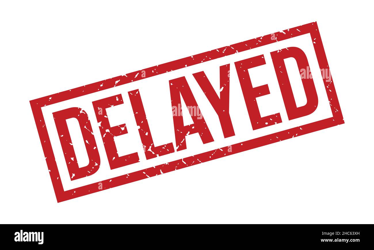 Delayed word Stock Vector Images - Alamy