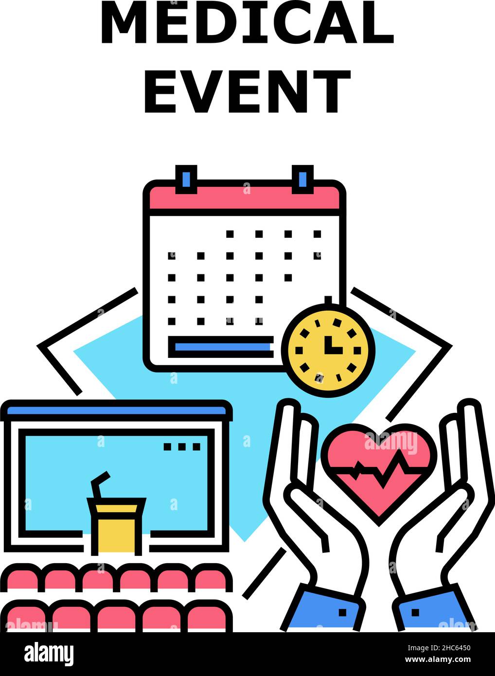 Medical event icon vector illustration Stock Vector Image & Art - Alamy