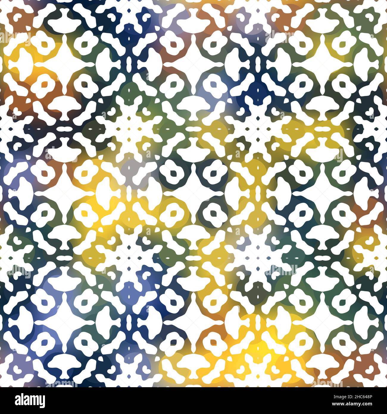 Seamless white on color interior wall tile style surface pattern design ...