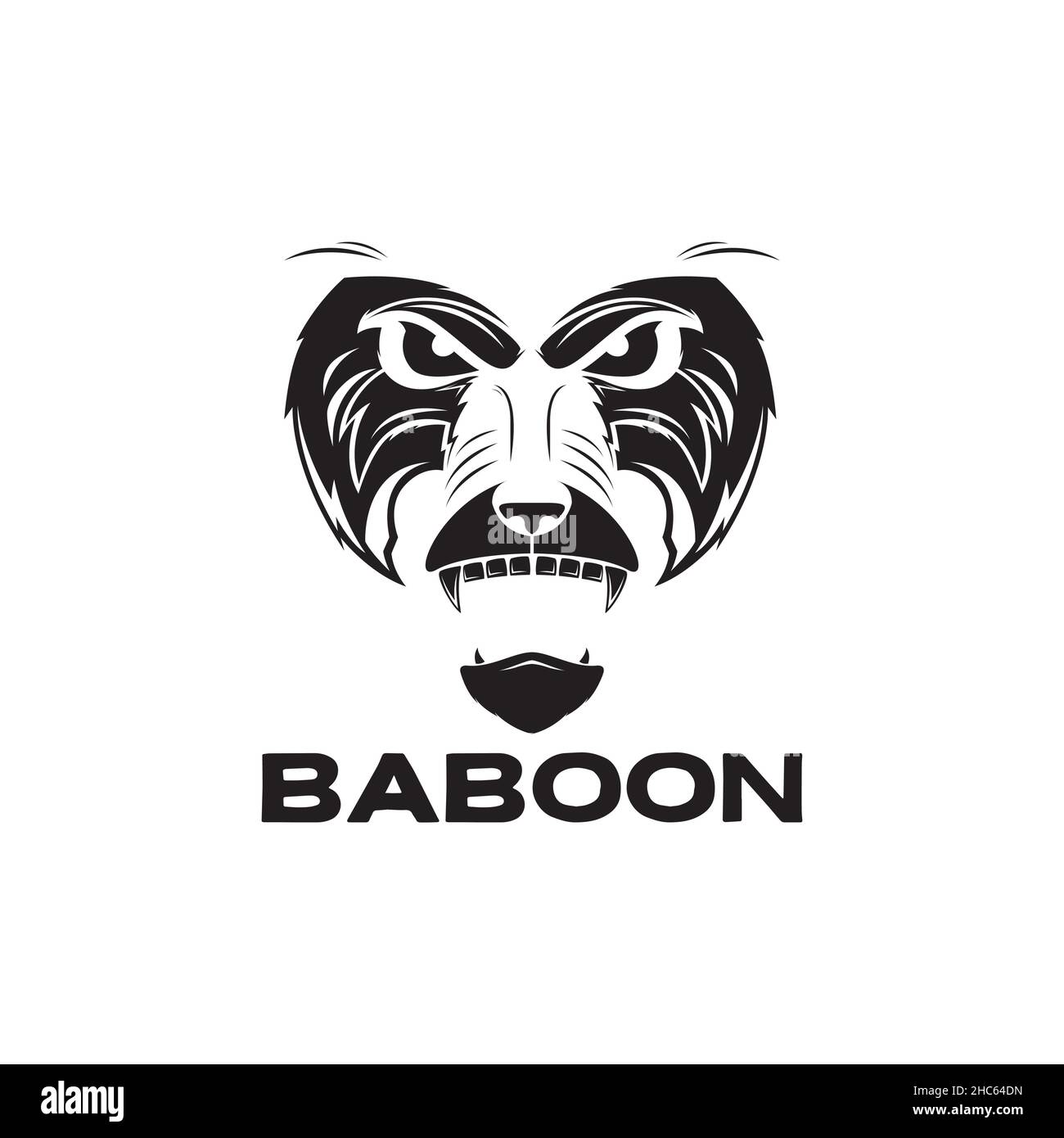 Papio hamadryas hamadryas Stock Vector Images - Alamy