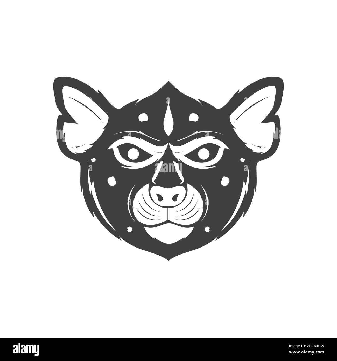Hyena head Stock Vector Images - Alamy