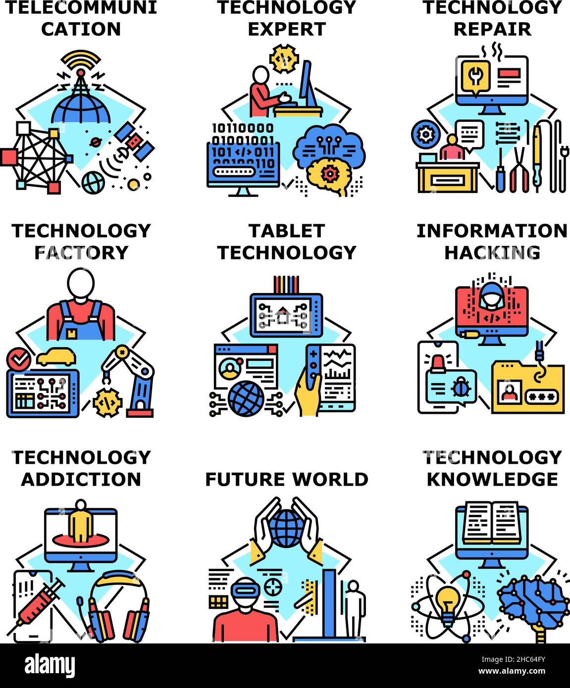 Technology icon vector illustration Stock Vector Image & Art - Alamy