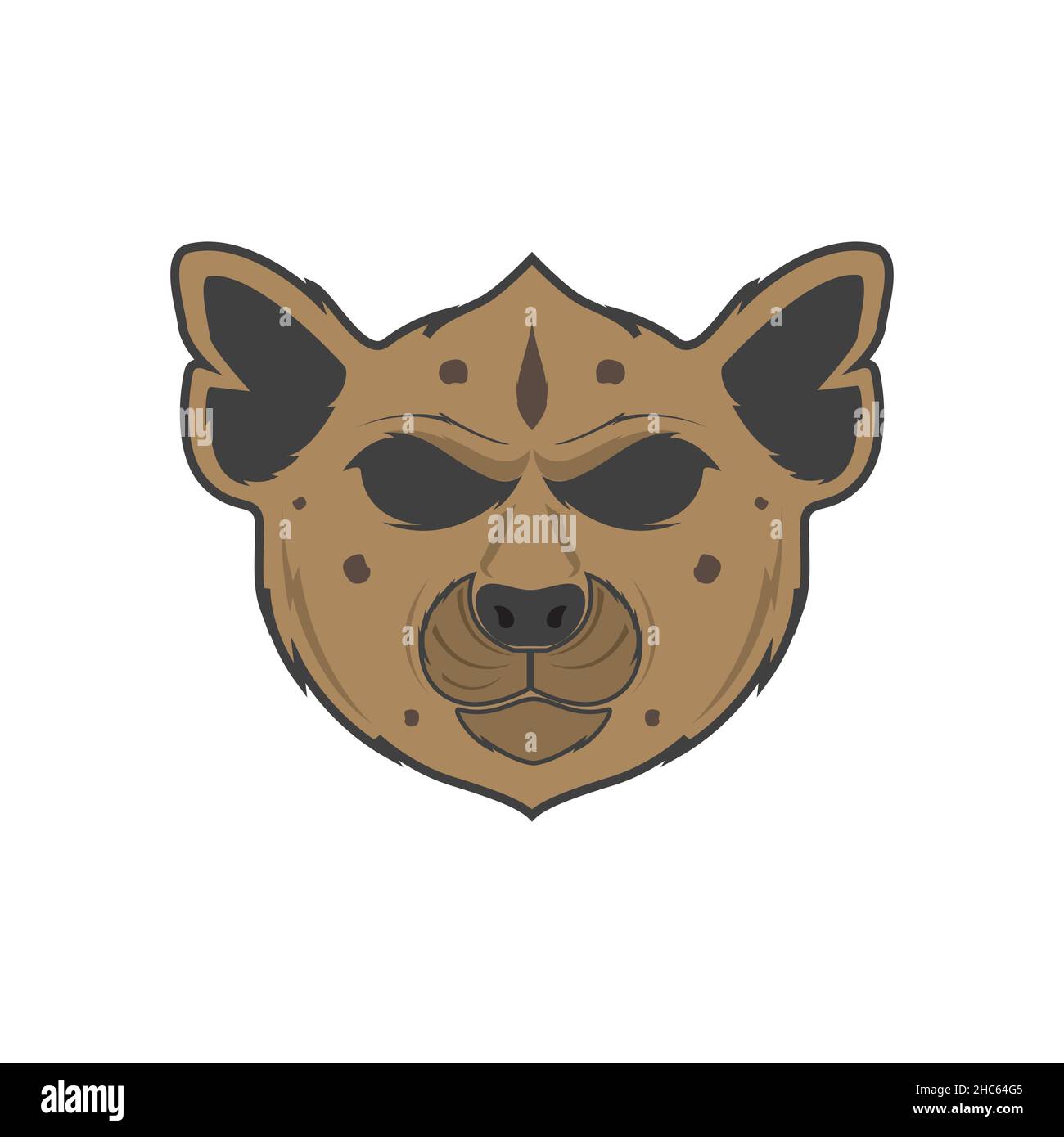Hyena portrait Stock Vector Images - Alamy