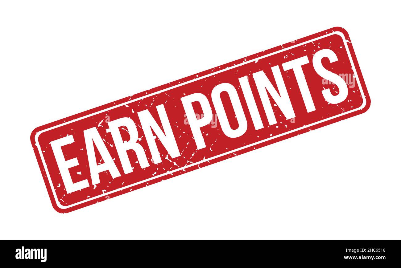 Earn points stamp hi-res stock photography and images - Alamy