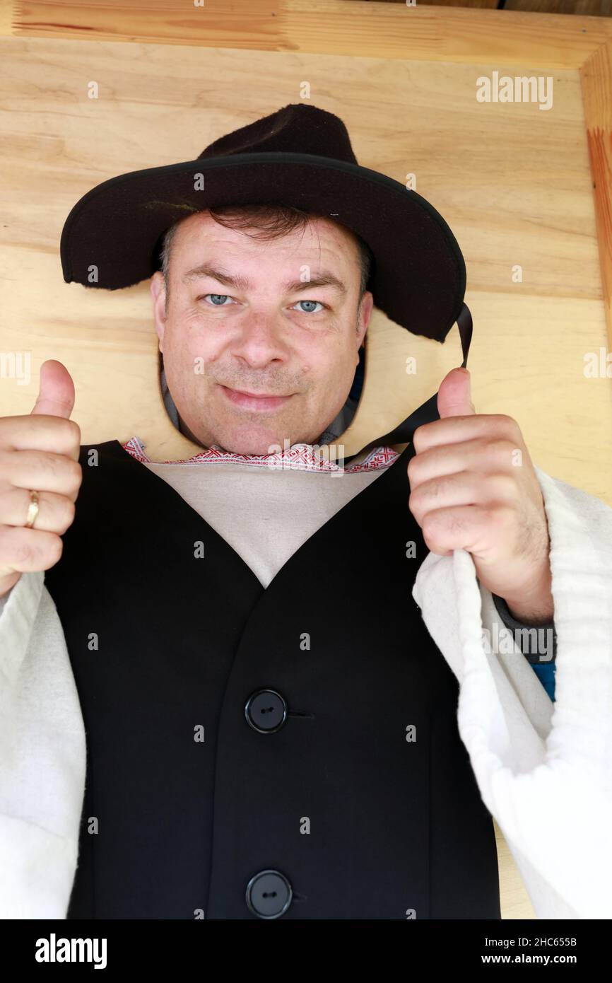 Face cutout board hi-res stock photography and images - Alamy