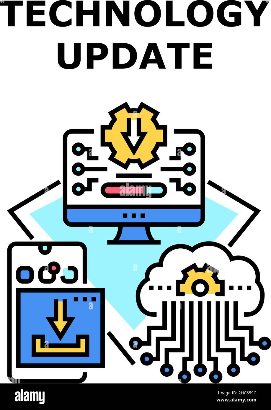 Technology update icon vector illustration Stock Vector Image & Art - Alamy