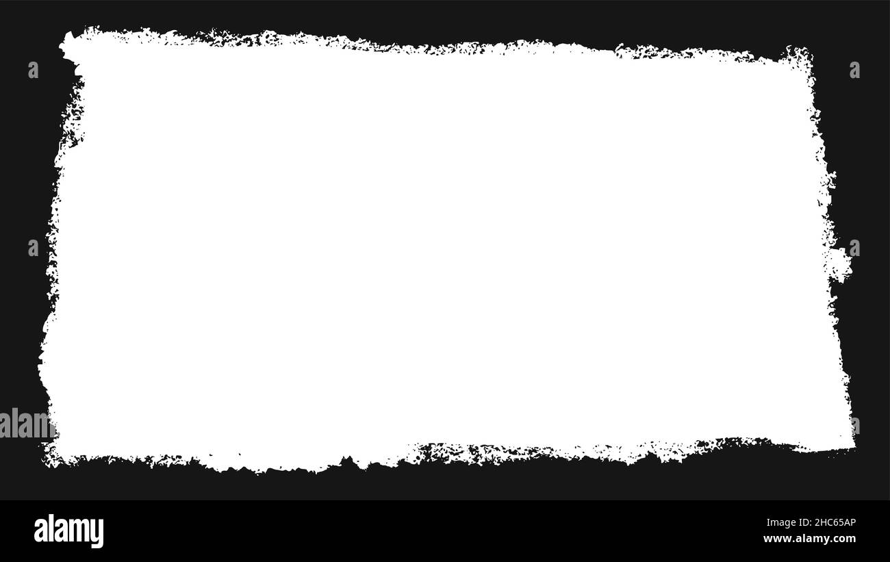 Black grunge frame for stories and social network media 16 9. Template ...