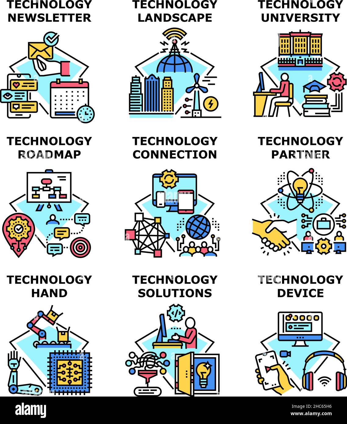 Technology icon vector illustration Stock Vector Image & Art - Alamy