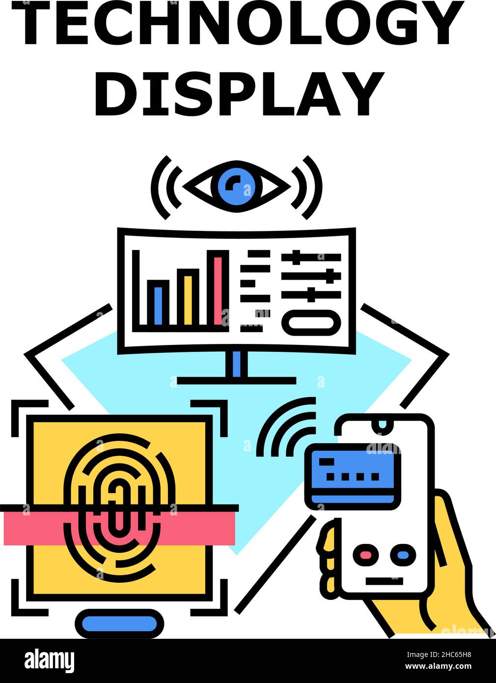 Technology display icon vector illustration Stock Vector Image & Art ...