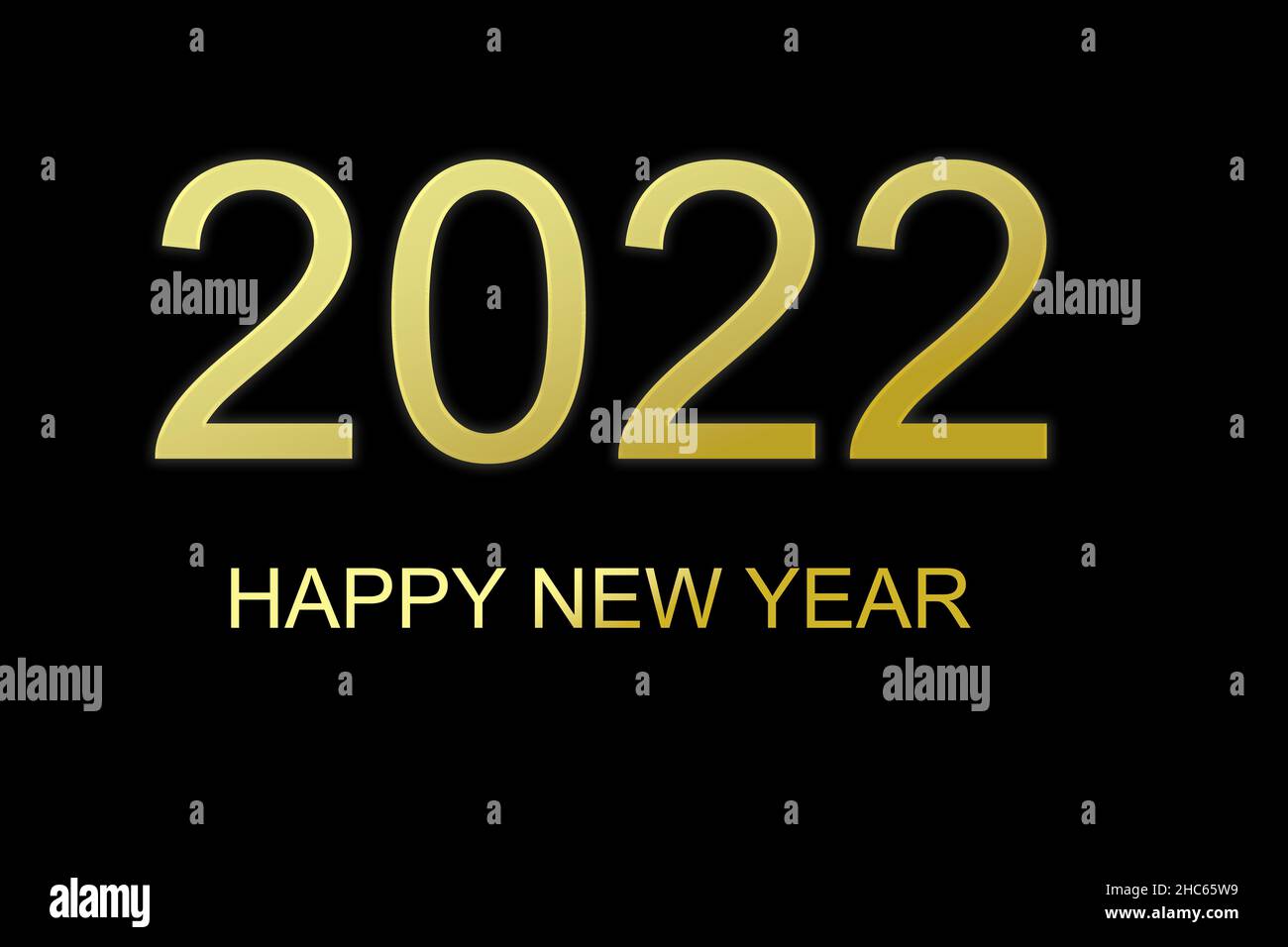 A wallpaper with a black background written on it 2022 Happy New Year ...