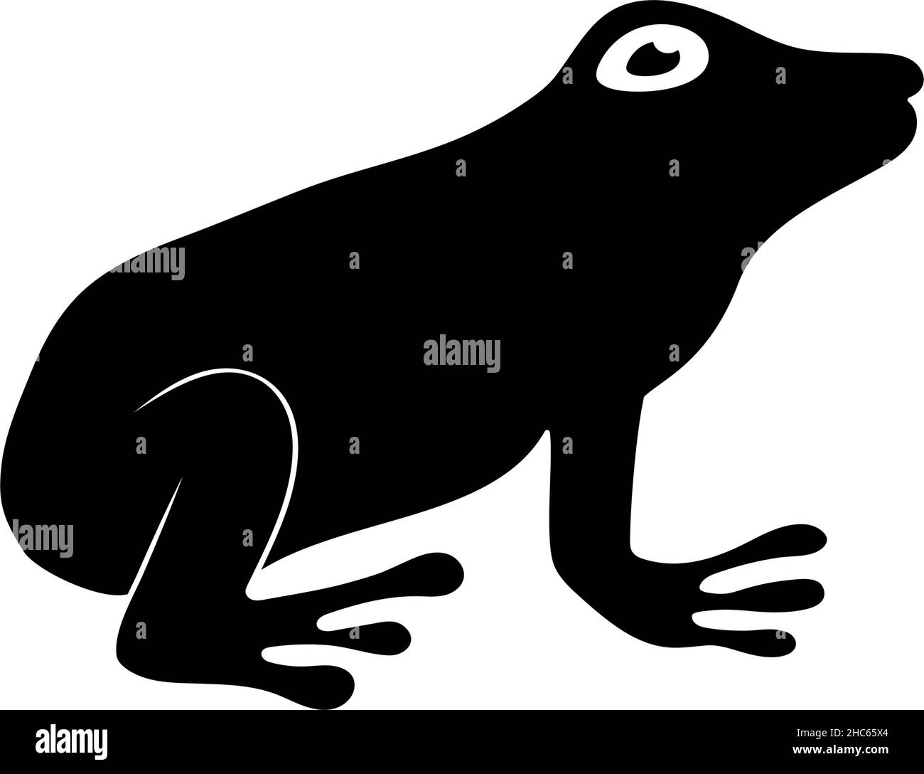 Tree frog icon Black and White Stock Photos & Images - Alamy