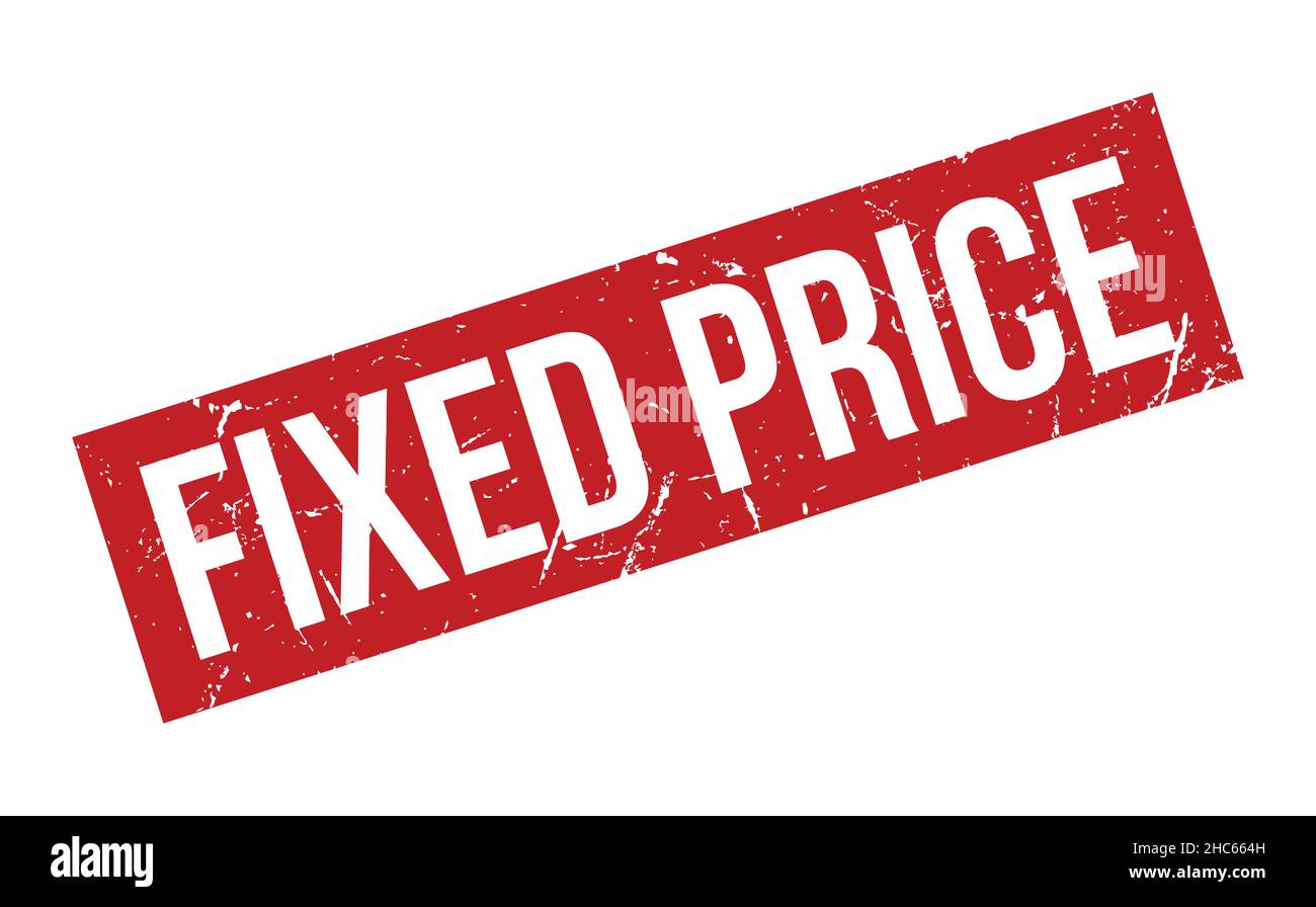 Fixed price sign hi-res stock photography and images - Alamy