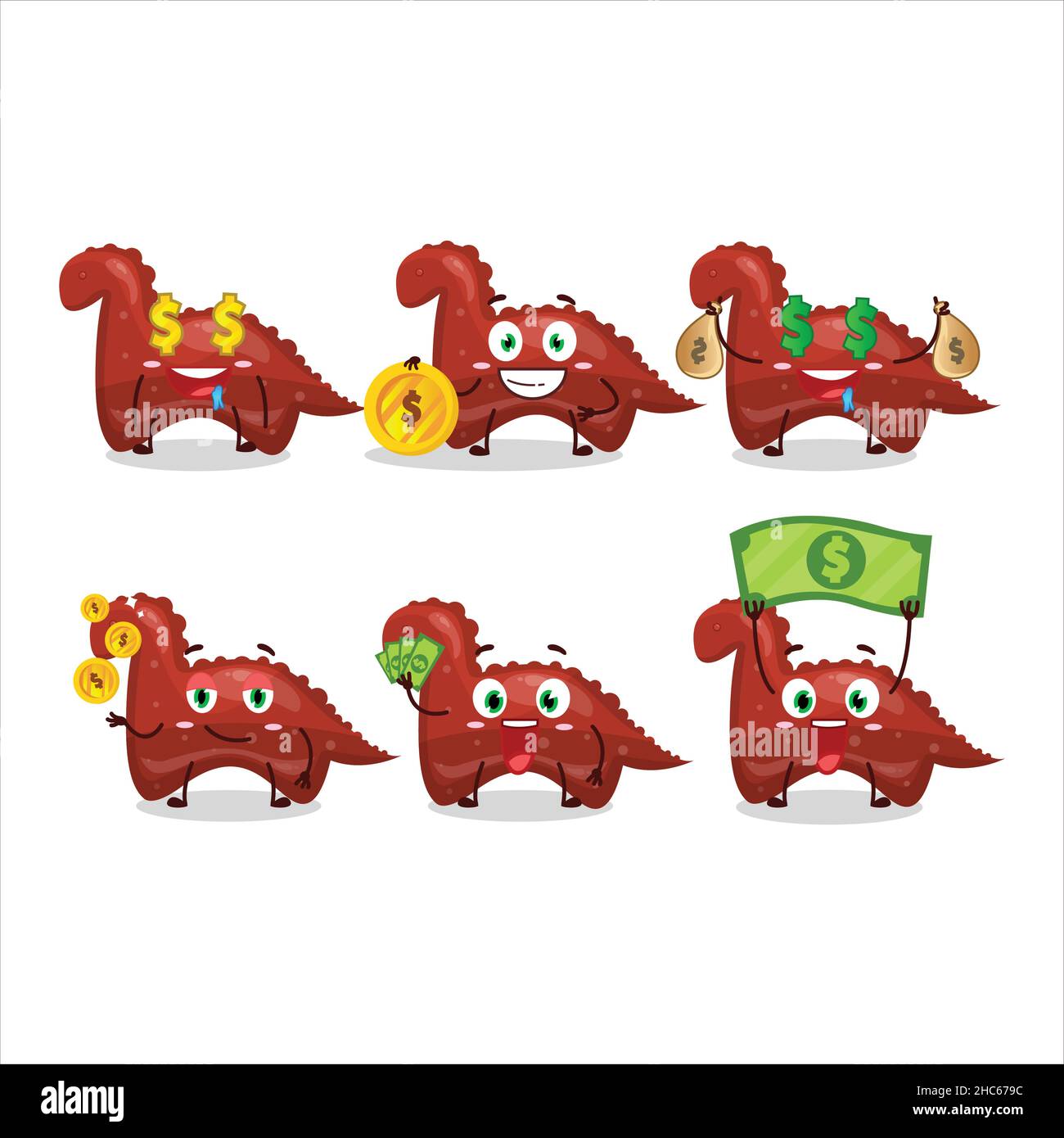 Gold dinosaur Stock Vector Images - Alamy