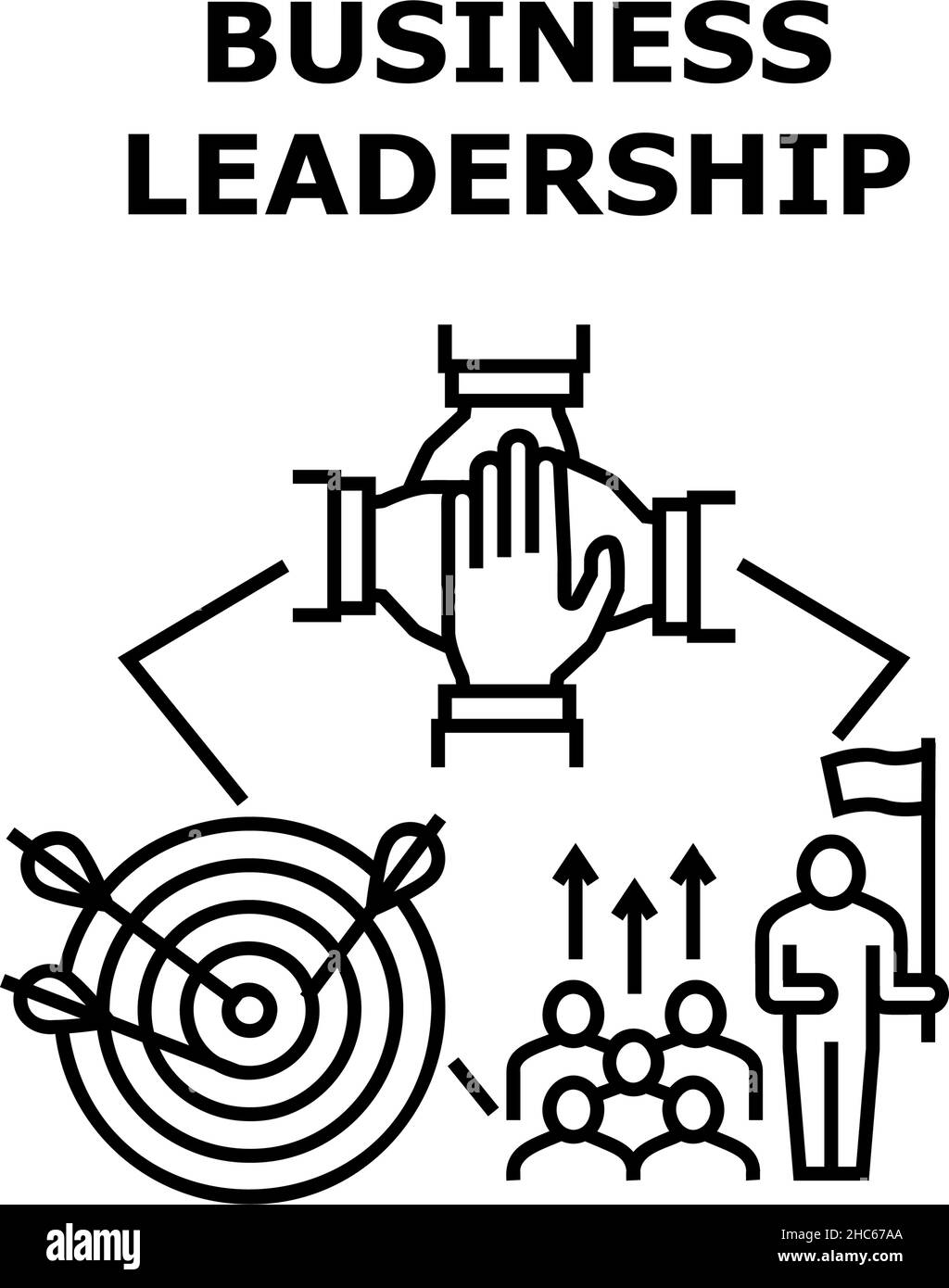 Business leadership icon vector illustration Stock Vector Image & Art ...