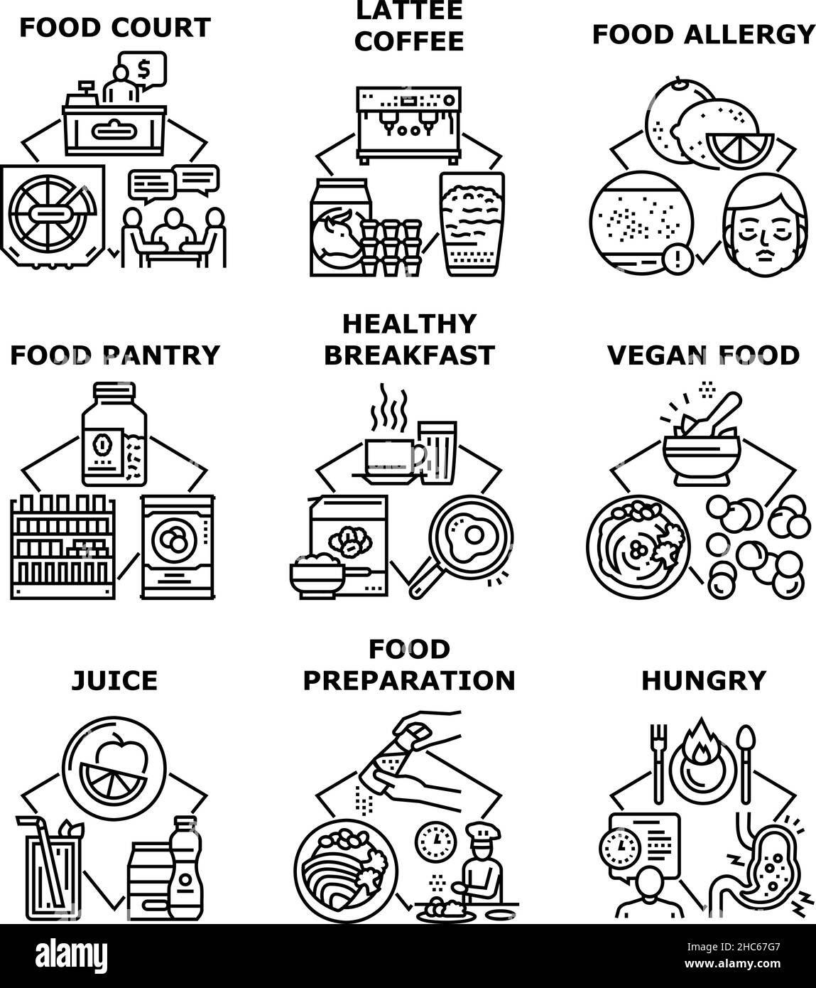 Food icon vector illustration Stock Vector Image & Art - Alamy