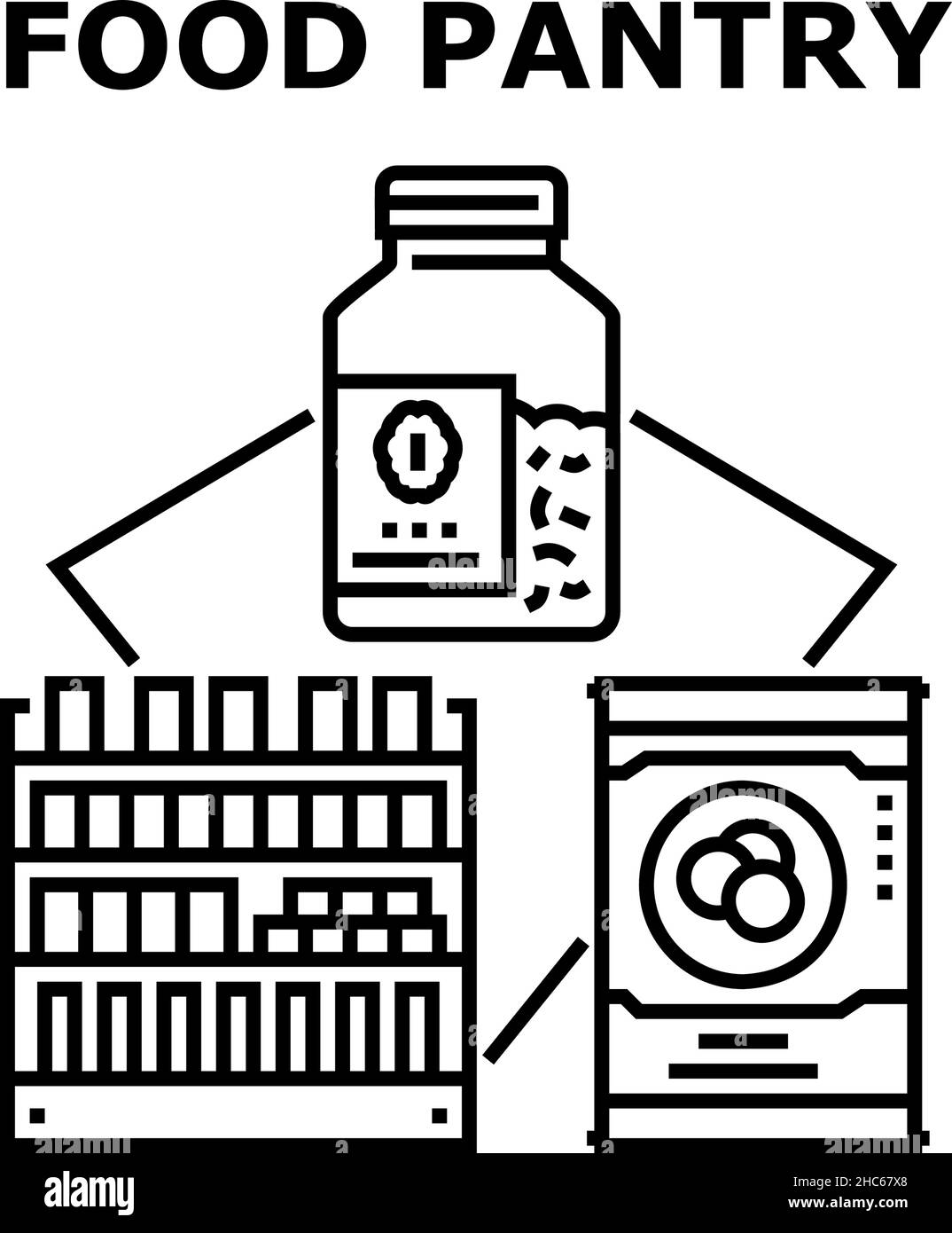 Food pantry icon vector illustration Stock Vector Image & Art - Alamy
