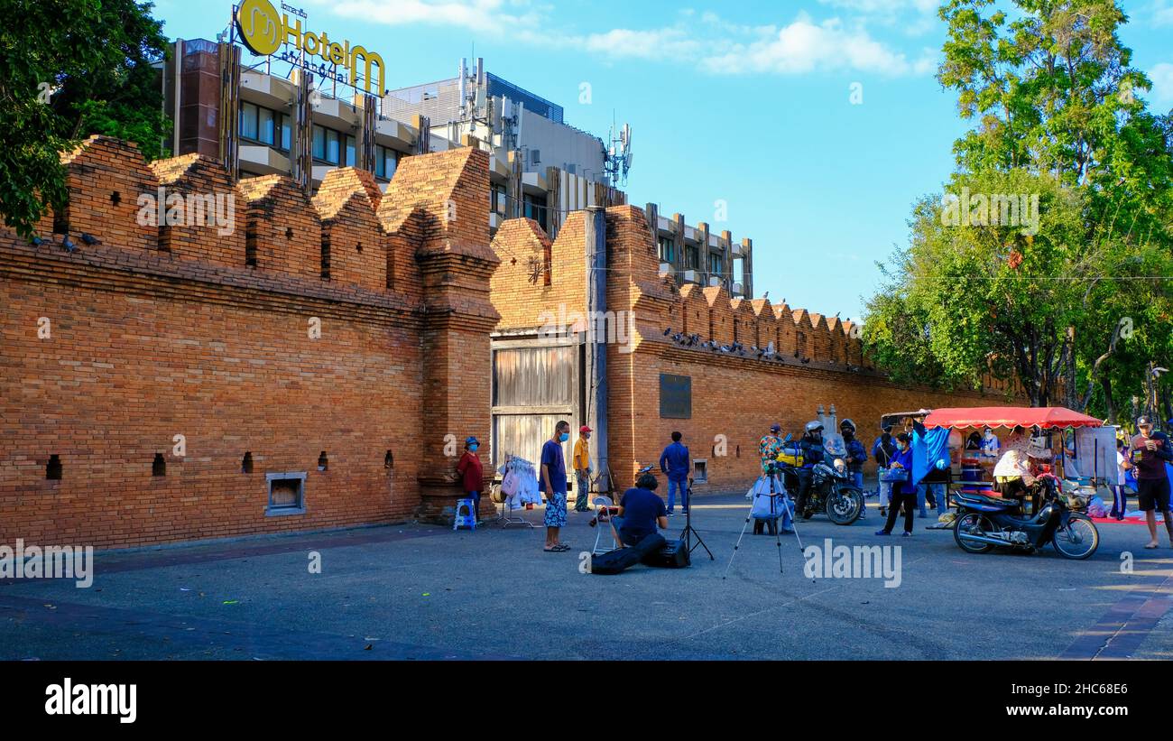 Chiangmai in the ancient times was surrounded by walls with several ...