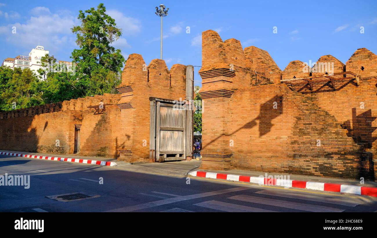 Chiangmai in the ancient times was surrounded by walls with several ...