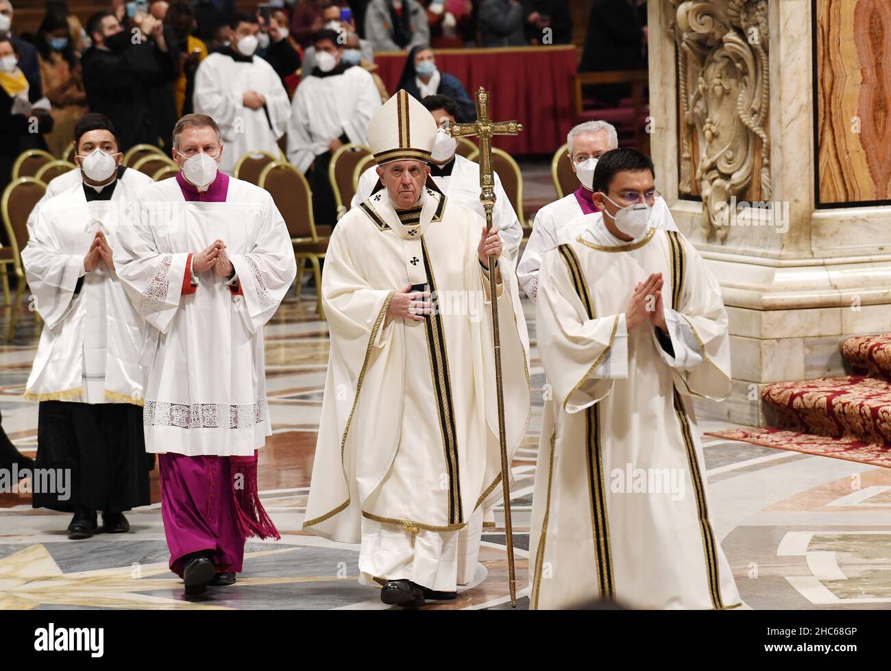 Christmas st peter s basilica hi-res stock photography and images - Alamy