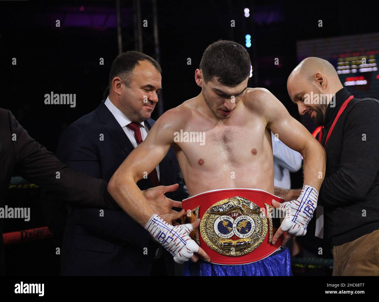 Professional boxing evening organized by Dynamo boxing promotion at ...