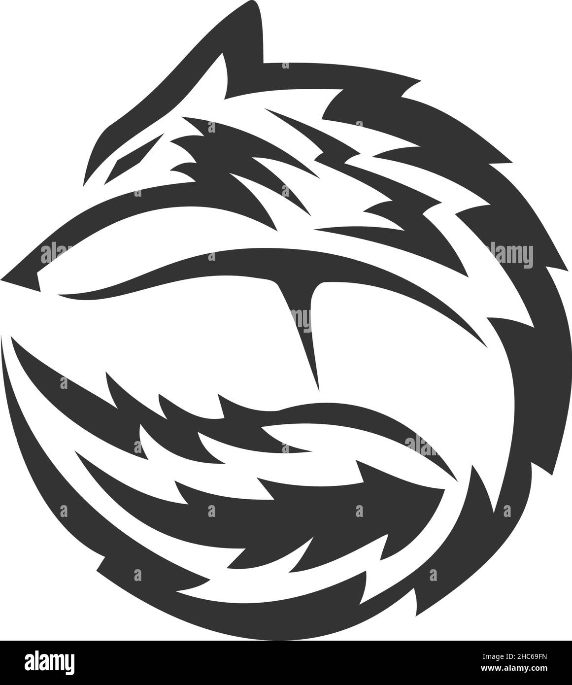 Wolf tail Black and White Stock Photos & Images - Alamy