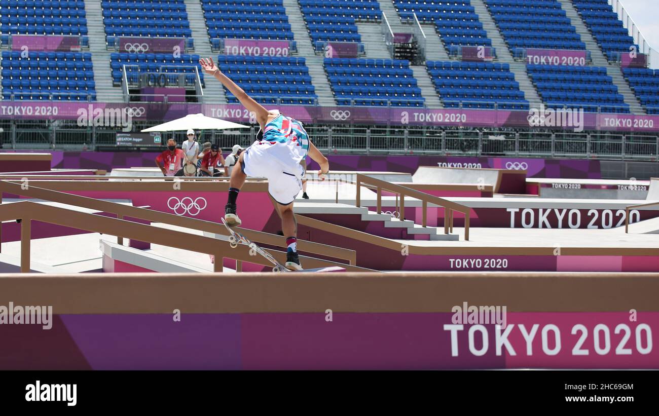 JULY 25th, 2021 - TOKYO, JAPAN: Jagger EATON of United States in action ...