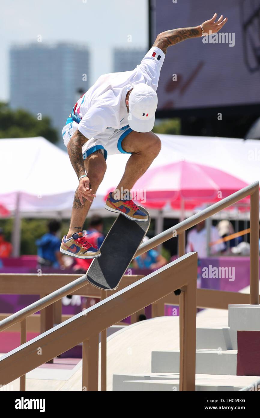 JULY 25th, 2021 - TOKYO, JAPAN: Aurelien GIRAUD of France in action ...