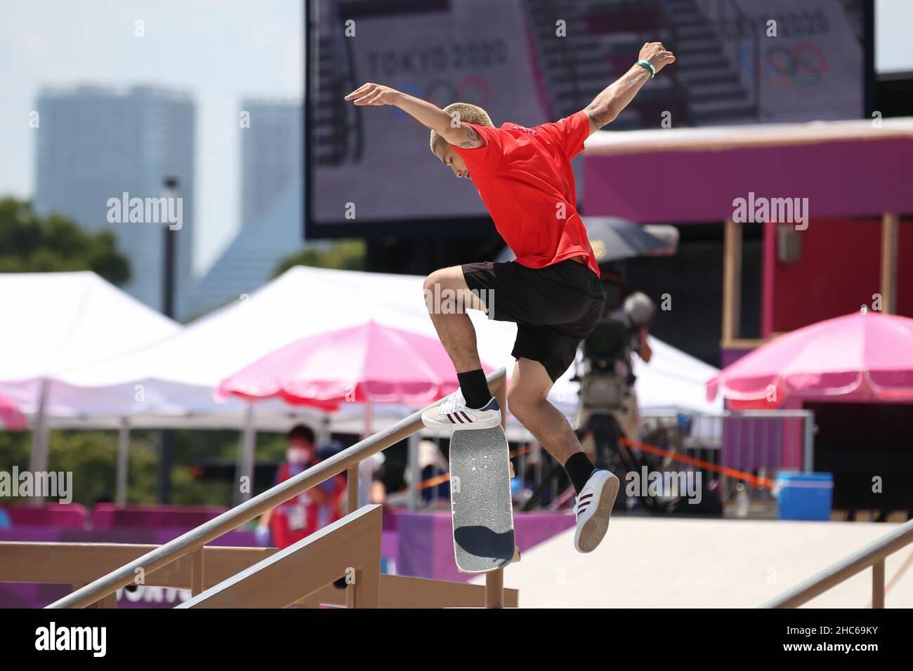 JULY 25th, 2021 - TOKYO, JAPAN: Angelo CARO NARVAEZ of Peru in action ...