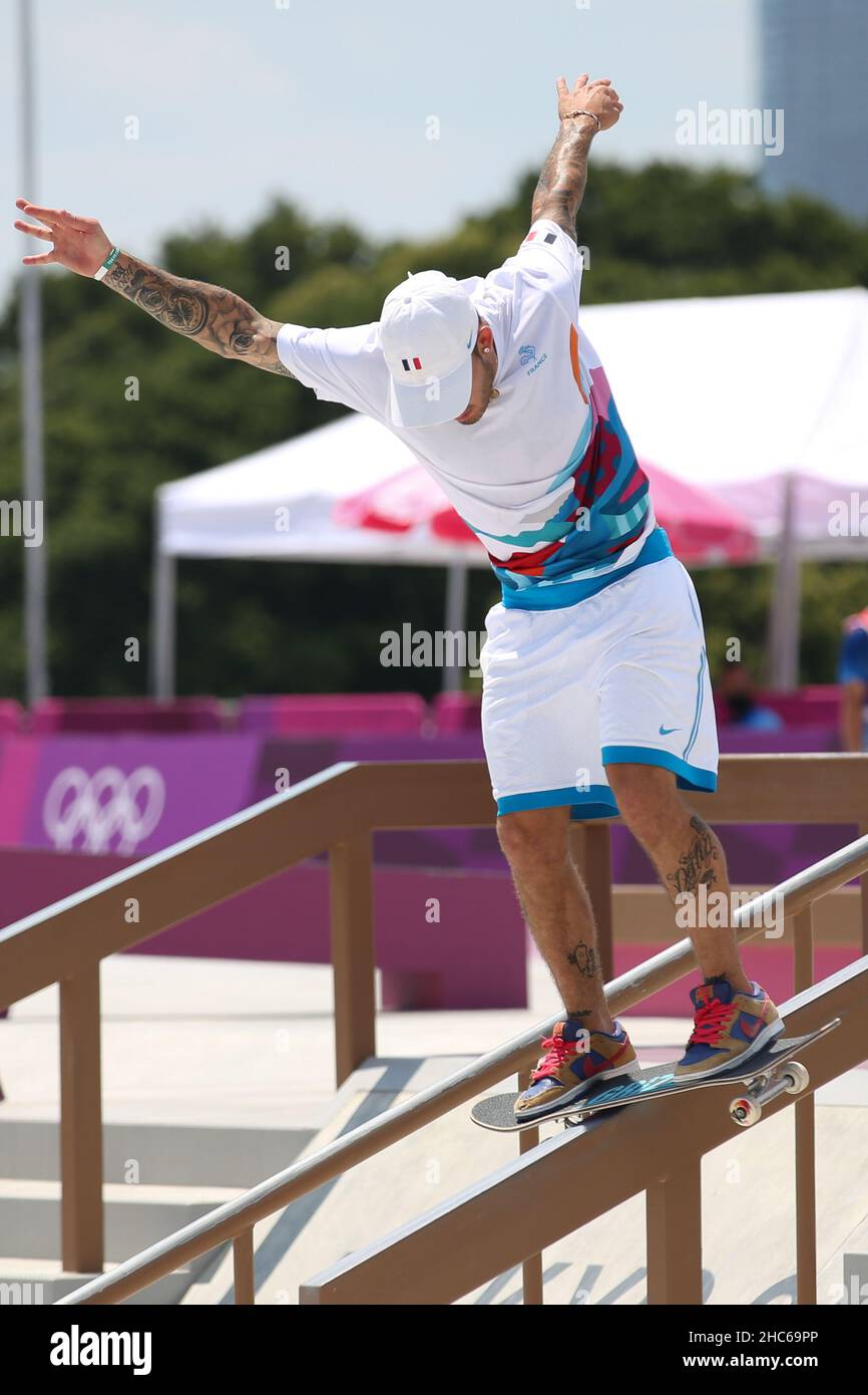 JULY 25th, 2021 - TOKYO, JAPAN: Aurelien GIRAUD of France in action ...