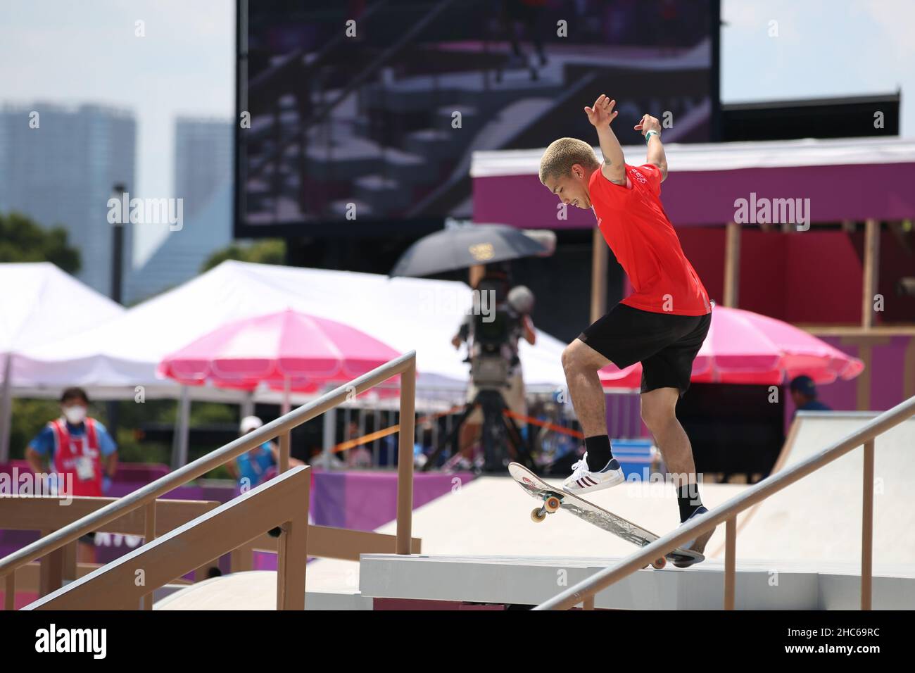 JULY 25th, 2021 - TOKYO, JAPAN: Angelo CARO NARVAEZ of Peru in action ...