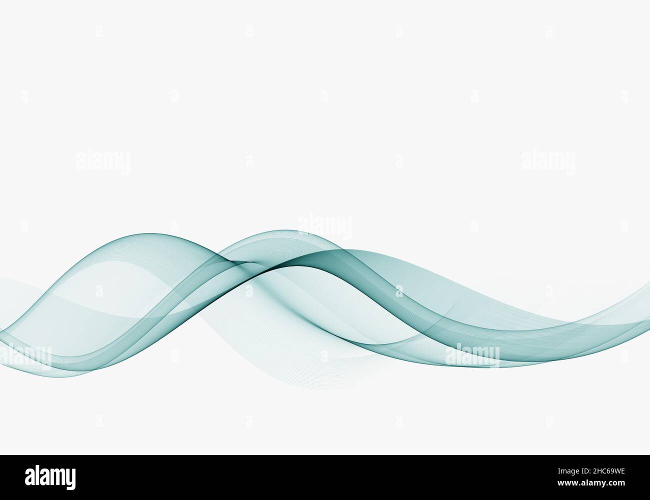 Transparent wave stream on light background. Design element. Vector ...