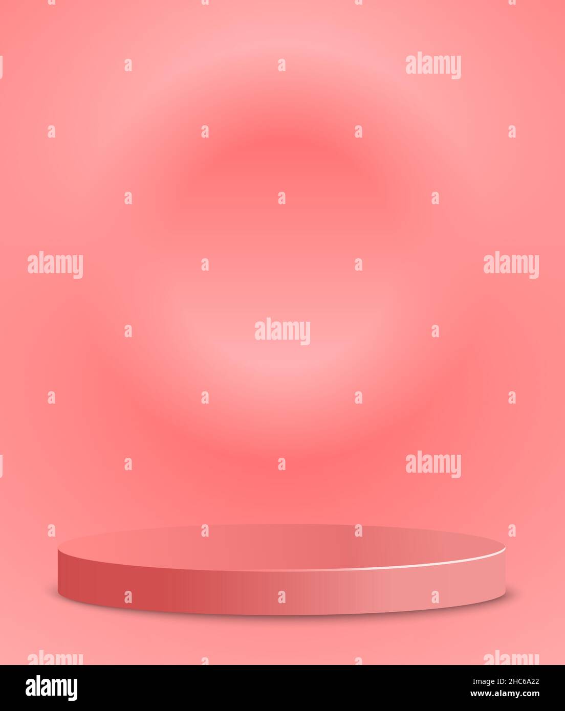 Scene layout in pink colors. Geometric podium with copy space for the ...