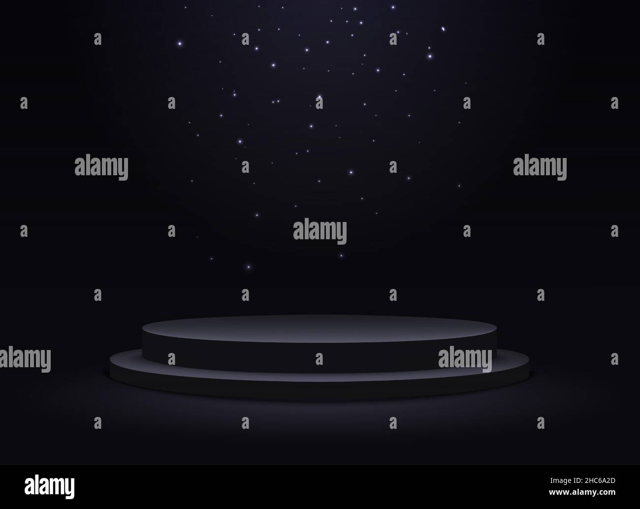 Dark modern shiny room Stock Vector Images - Alamy