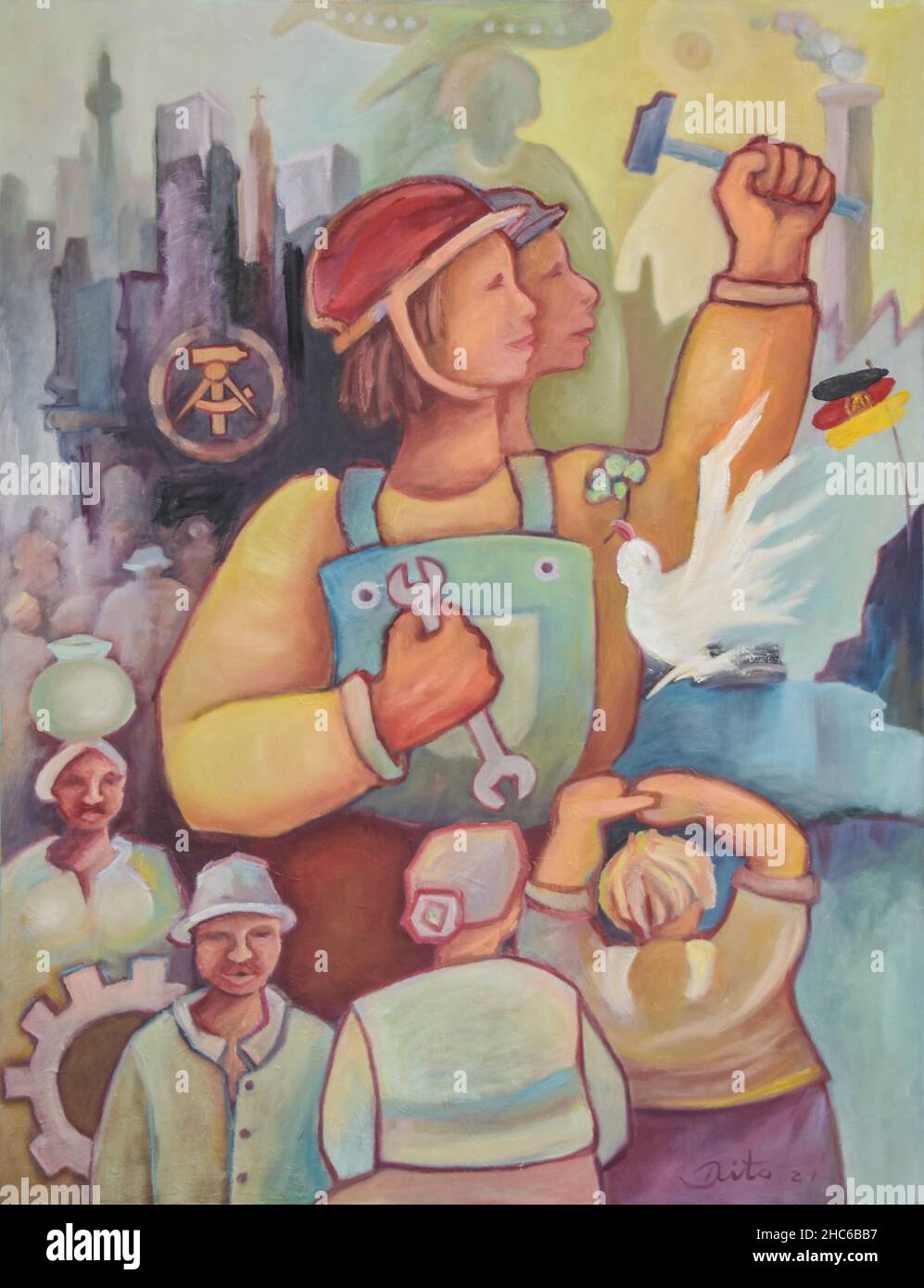 Art, Pedro Tembe, Maputo Stock Photo - Alamy