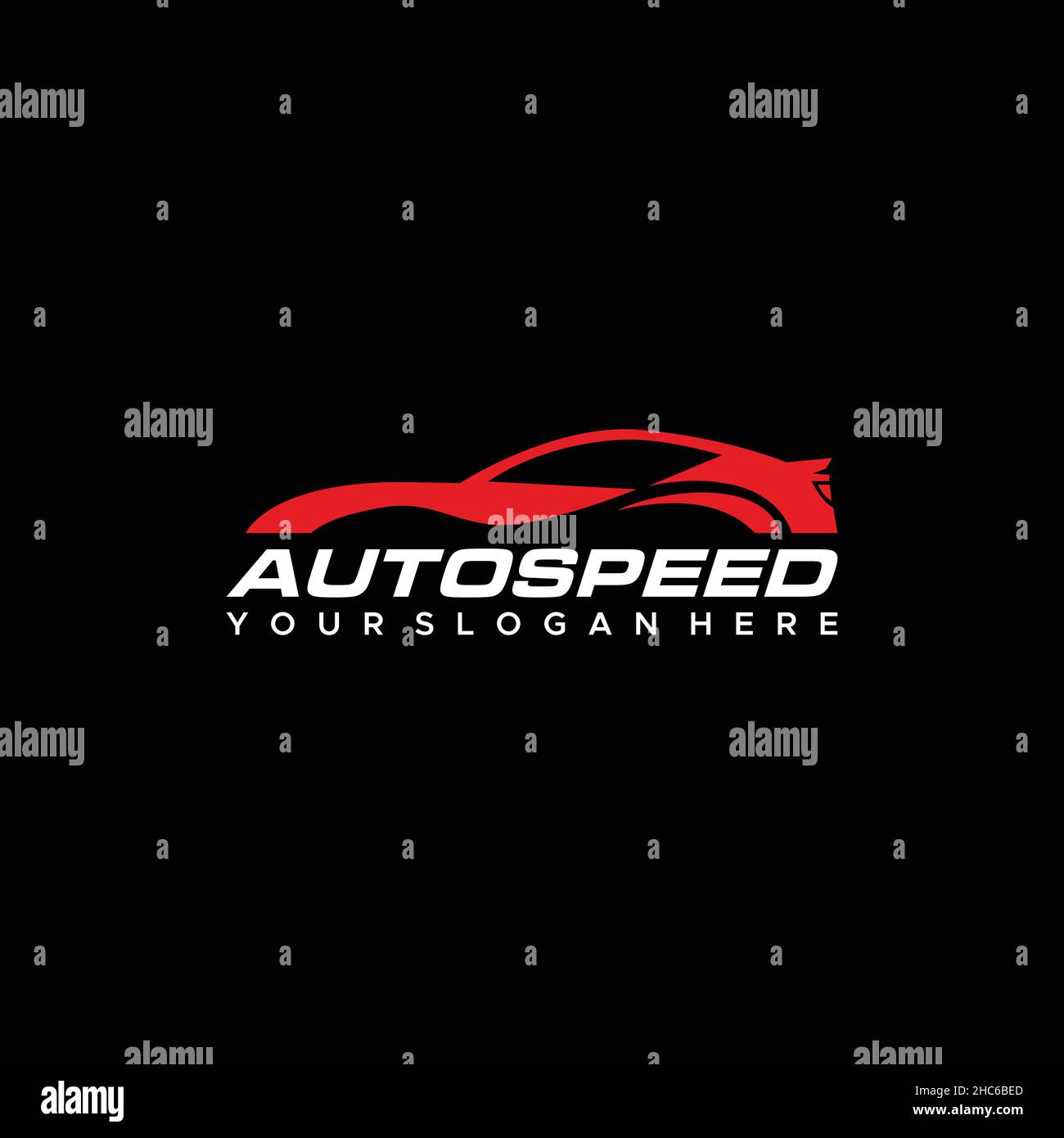 Modern design AUTO SPEED car sports logo design Stock Vector Image ...