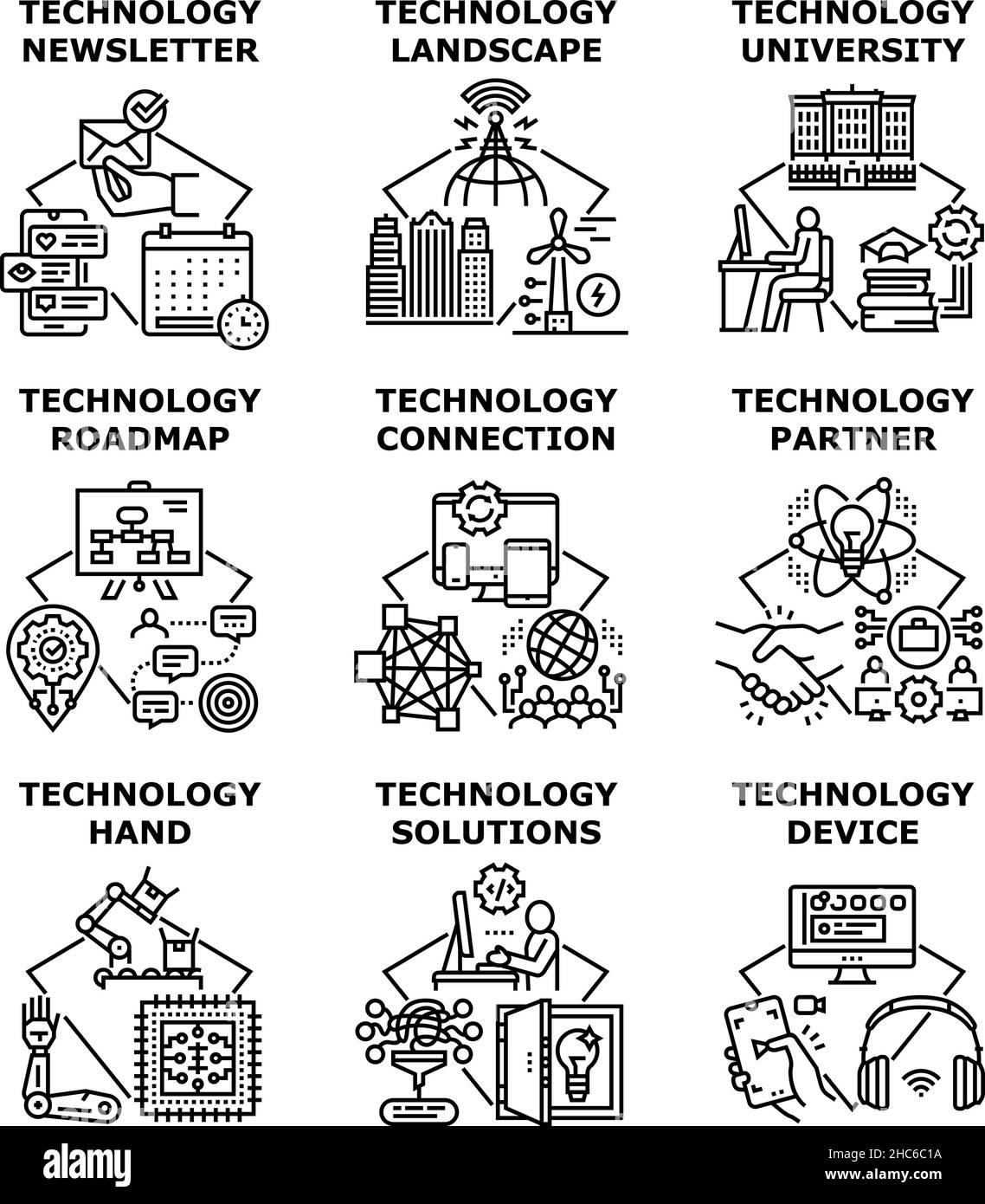 Technology icon vector illustration Stock Vector Image & Art - Alamy