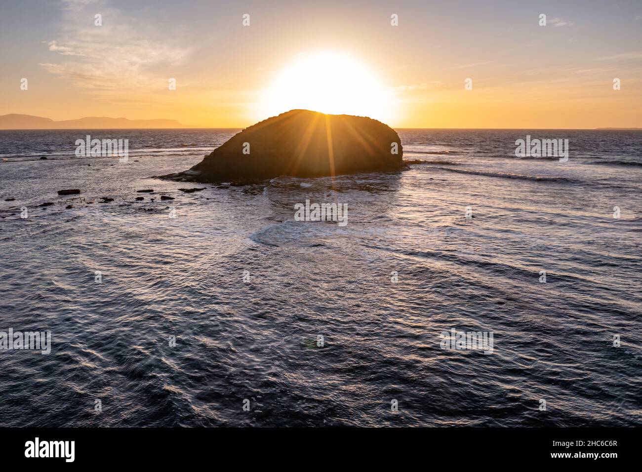 The beautiful eagles nest rock by Mountcharles in County Donegal ...