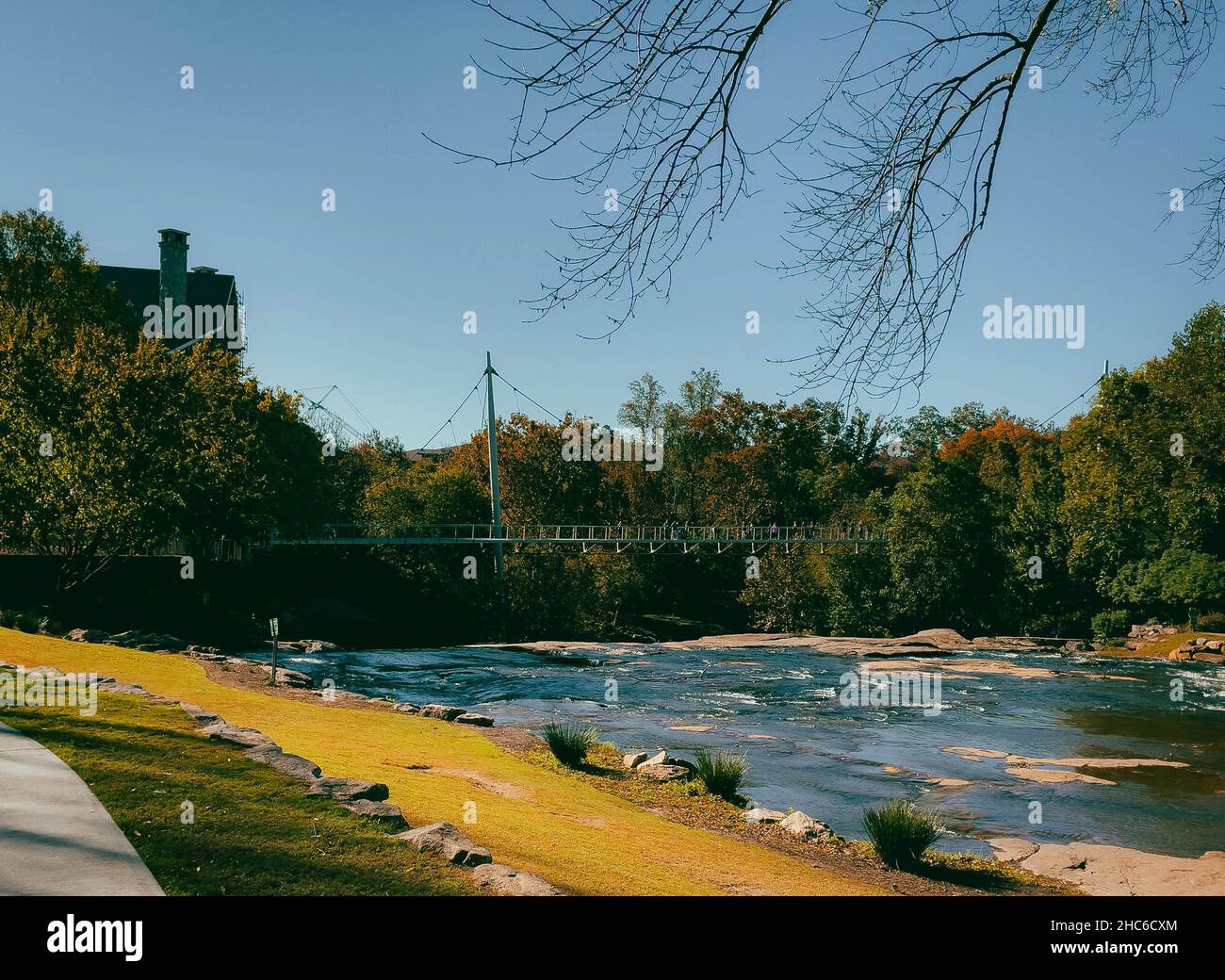 Reedy river bridge hi-res stock photography and images - Alamy