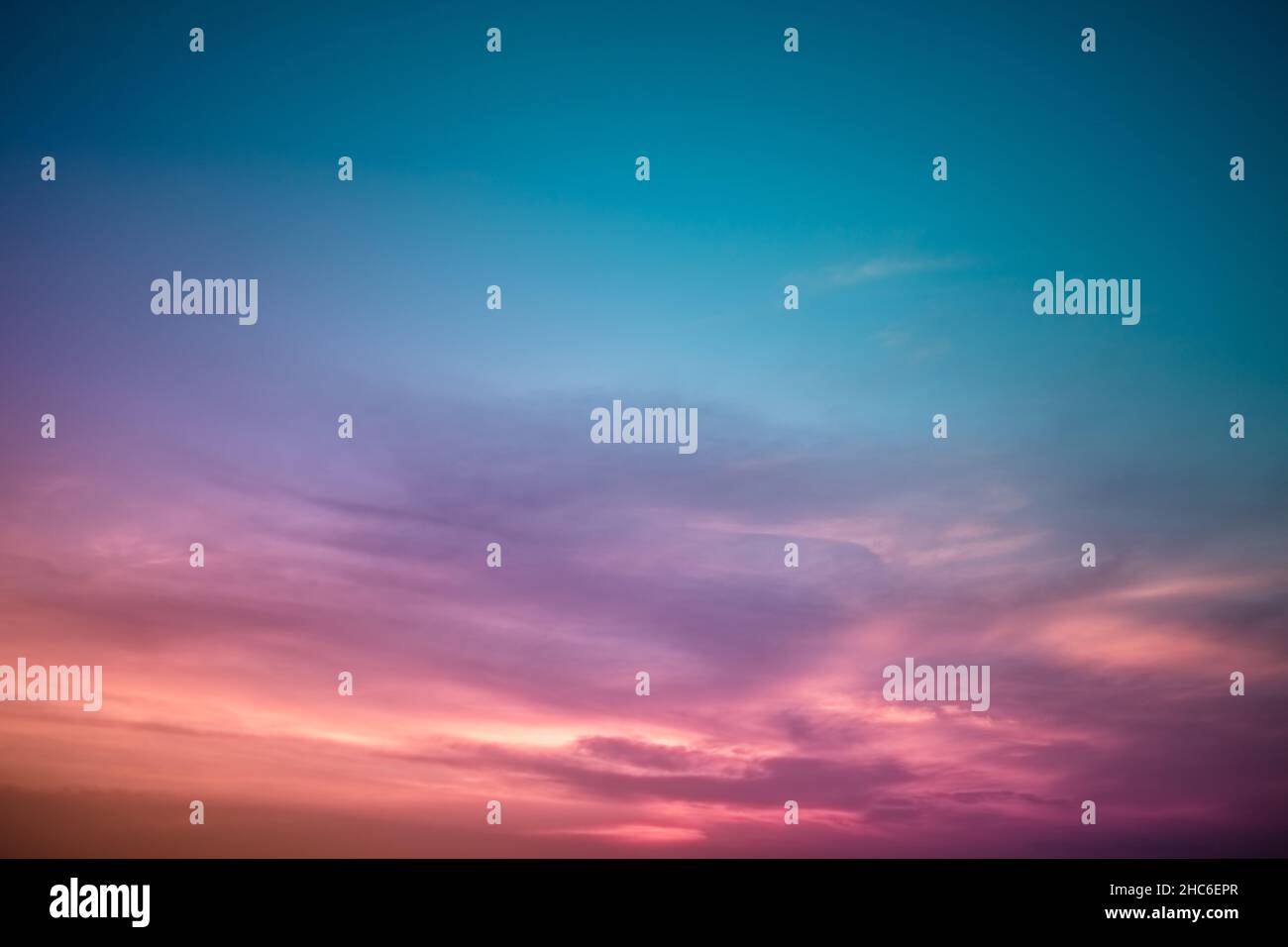 Colorful cloudy sky at sunset. Gradient color. Sky texture, abstract ...