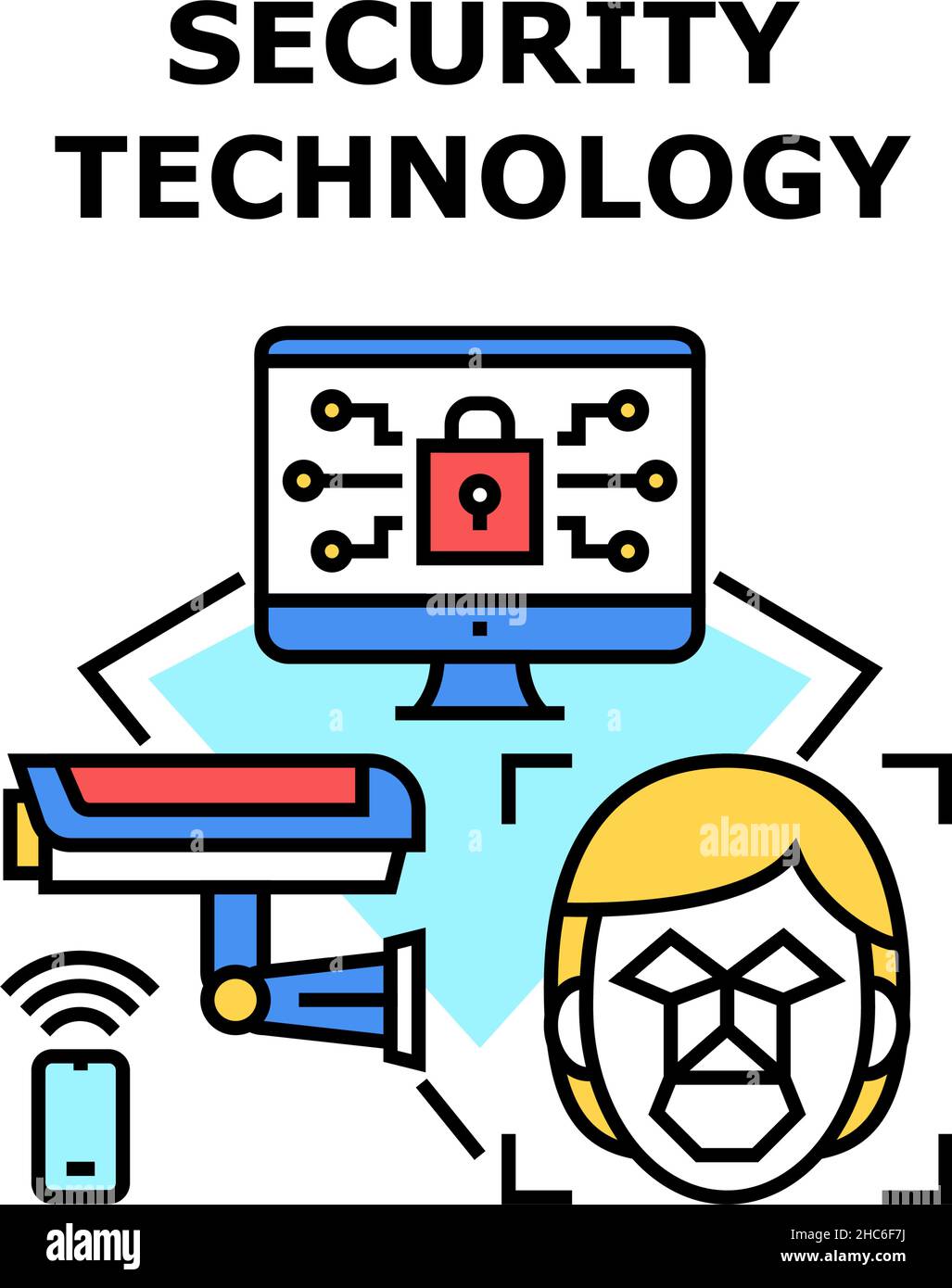 Security technology icon vector illustration Stock Vector Image & Art ...