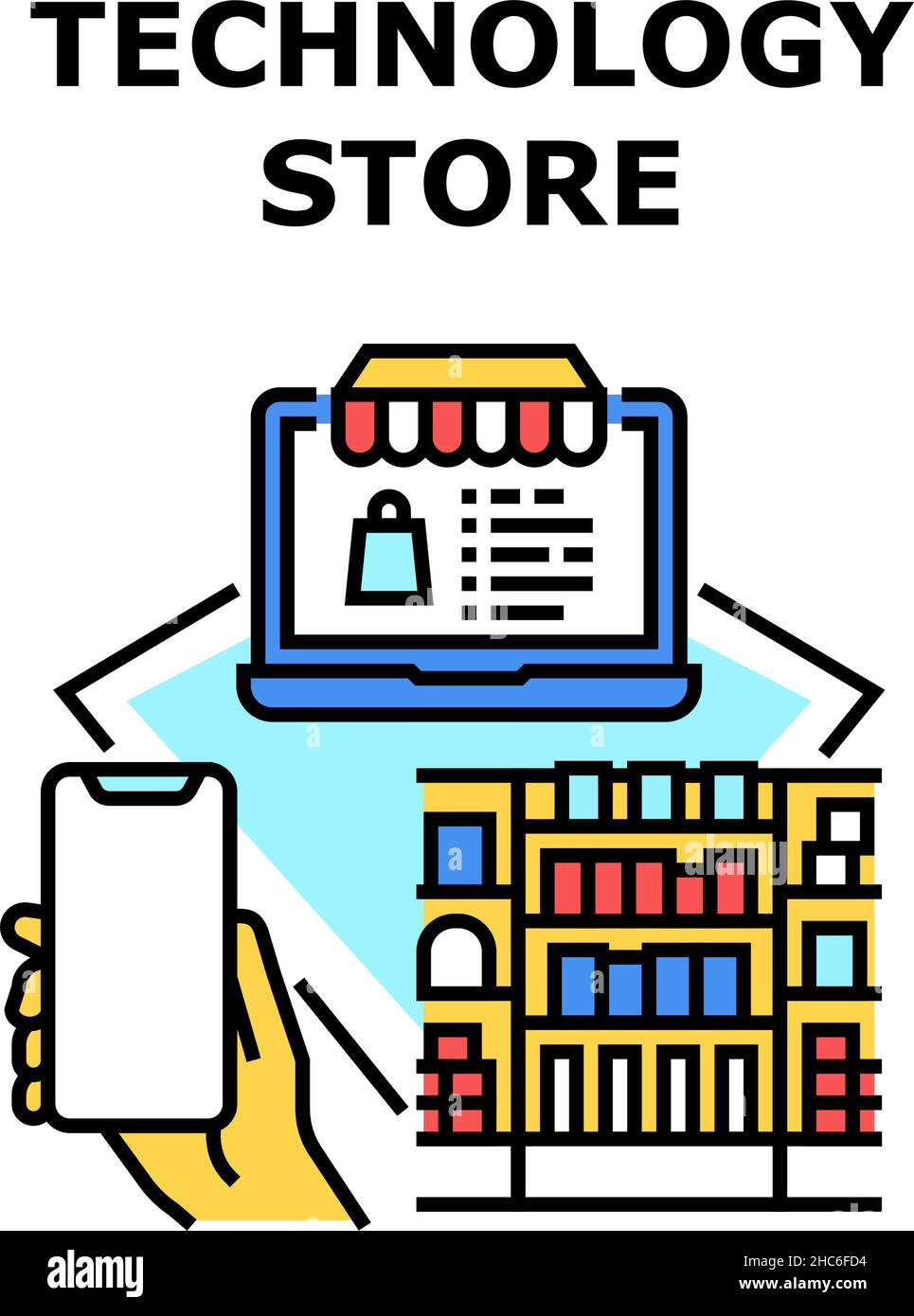 Technology store icon vector illustration Stock Vector Image & Art - Alamy