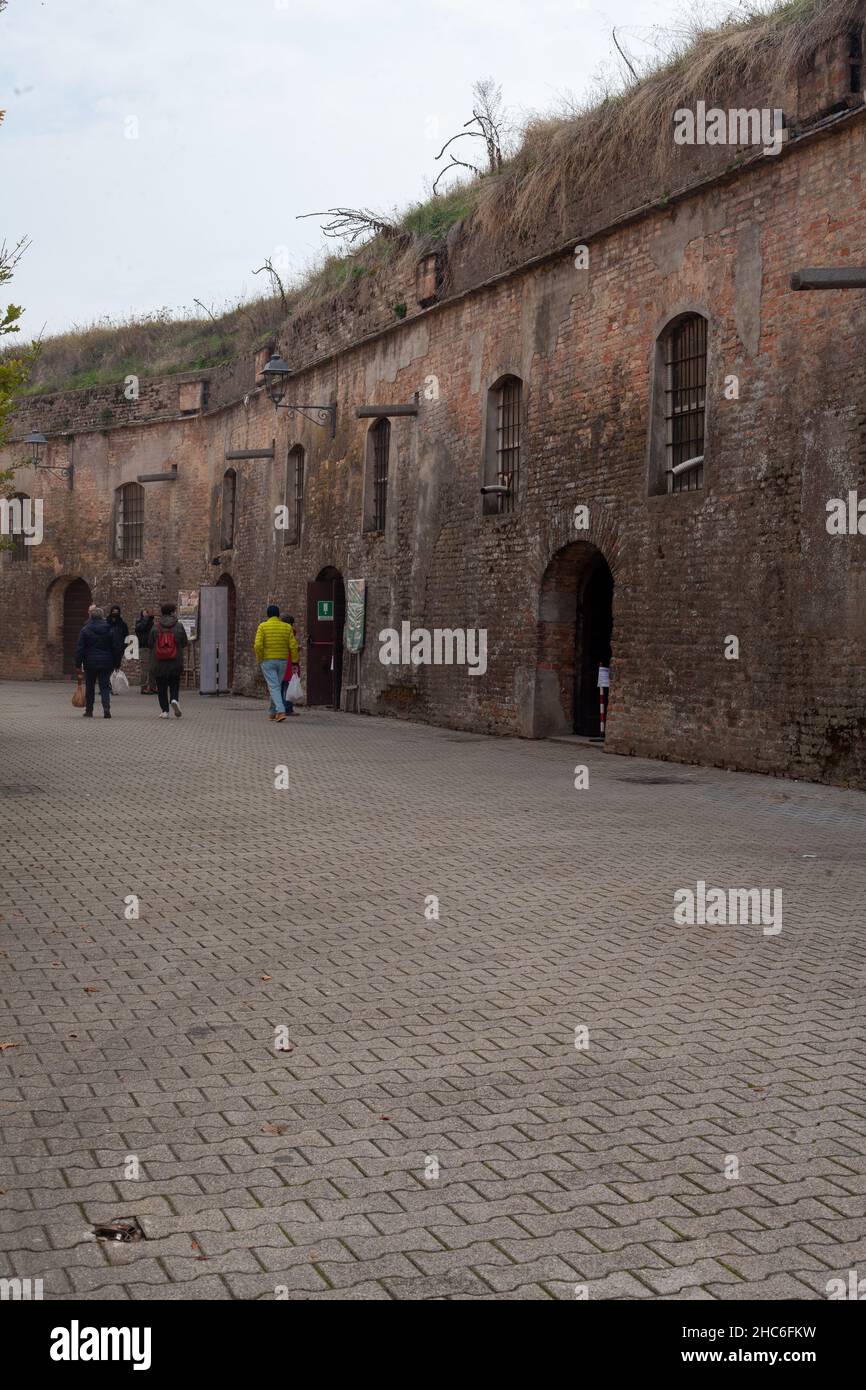 Giorni della Merla festival in a small Pizzighettone comune Italy Stock ...