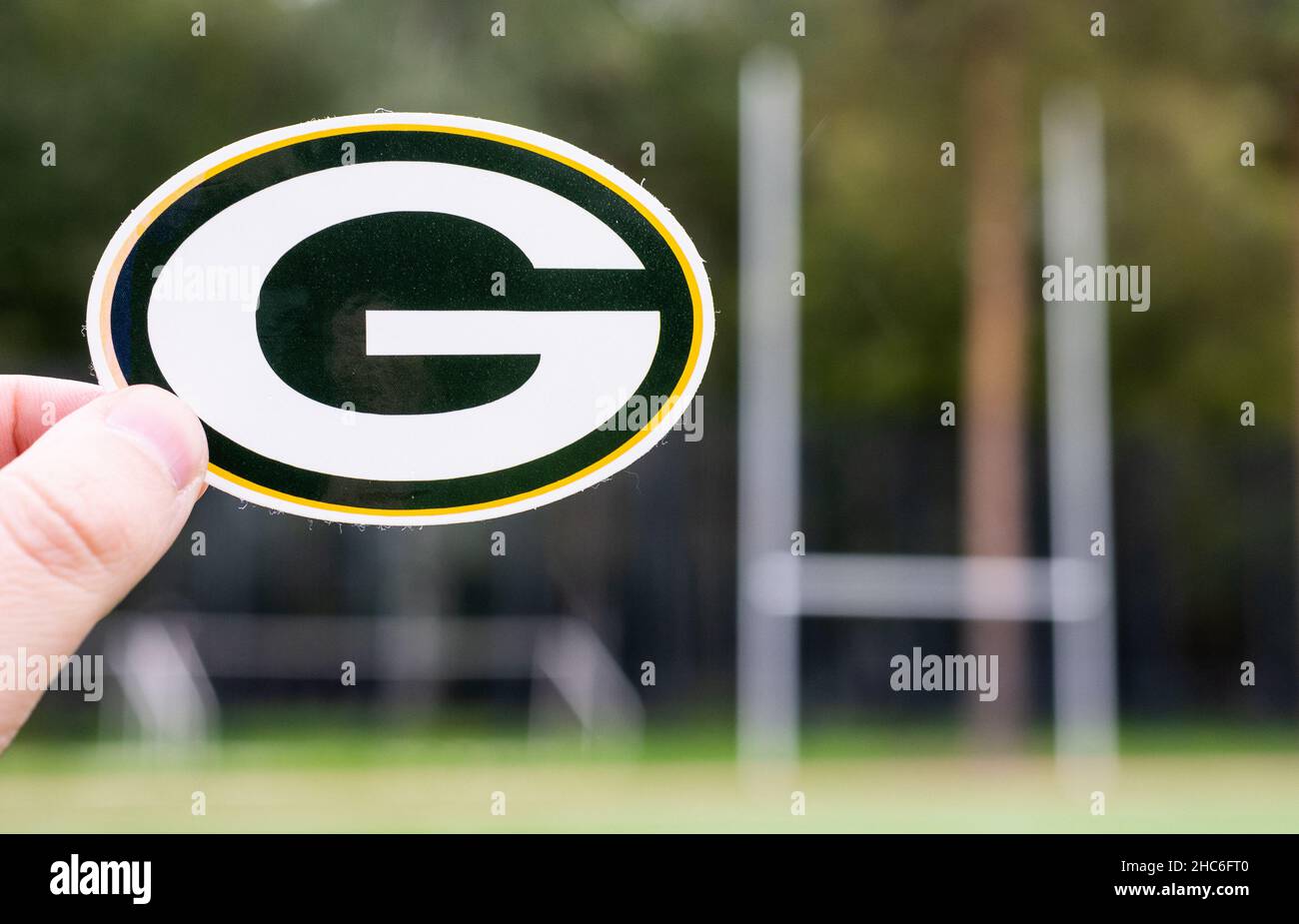 September 16, 2021, Green Bay, Wisconsin. Emblem of a professional ...