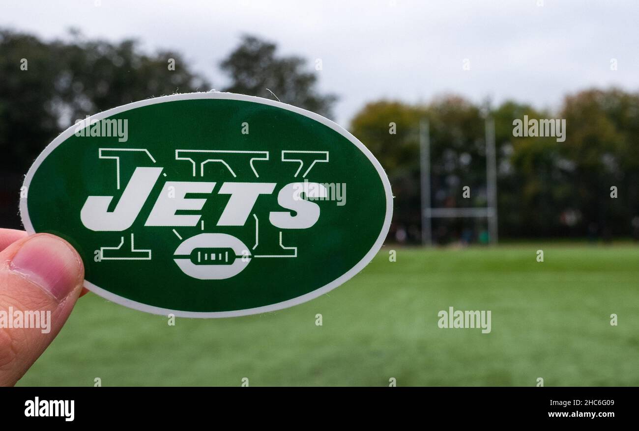 New york jets uniforms hi-res stock photography and images - Alamy